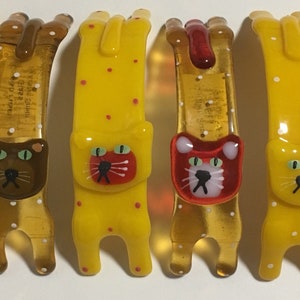 Fused Glass Fun Cat Decoration Cat Lovers Gifts, Cornish Fused Glass ...
