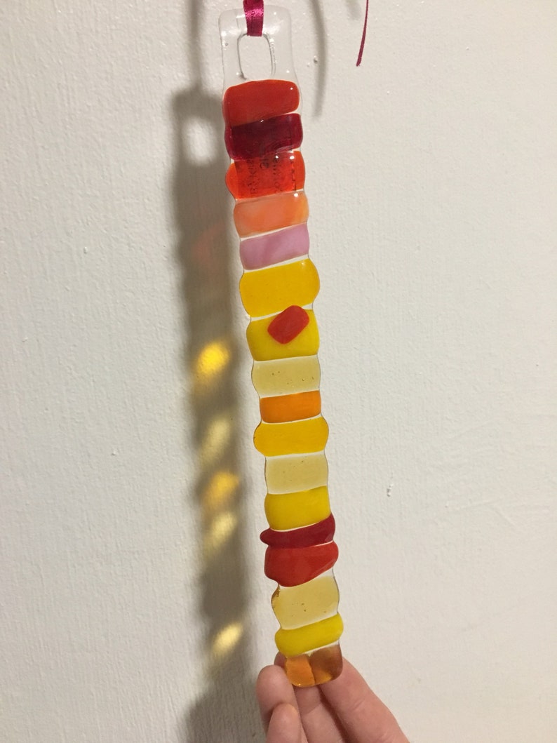 Fused Glass Art - Fused Glass Sun Catchers Hanging Decoration, Garden ...