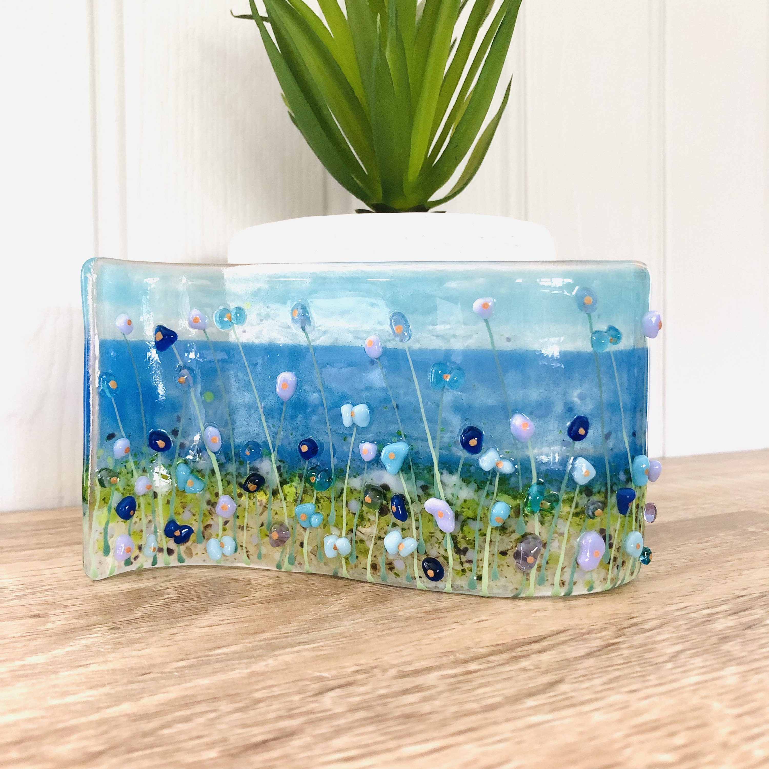 Fused Glass Cornish Coastal Wave Cornish Fused Glass Fused - Etsy UK