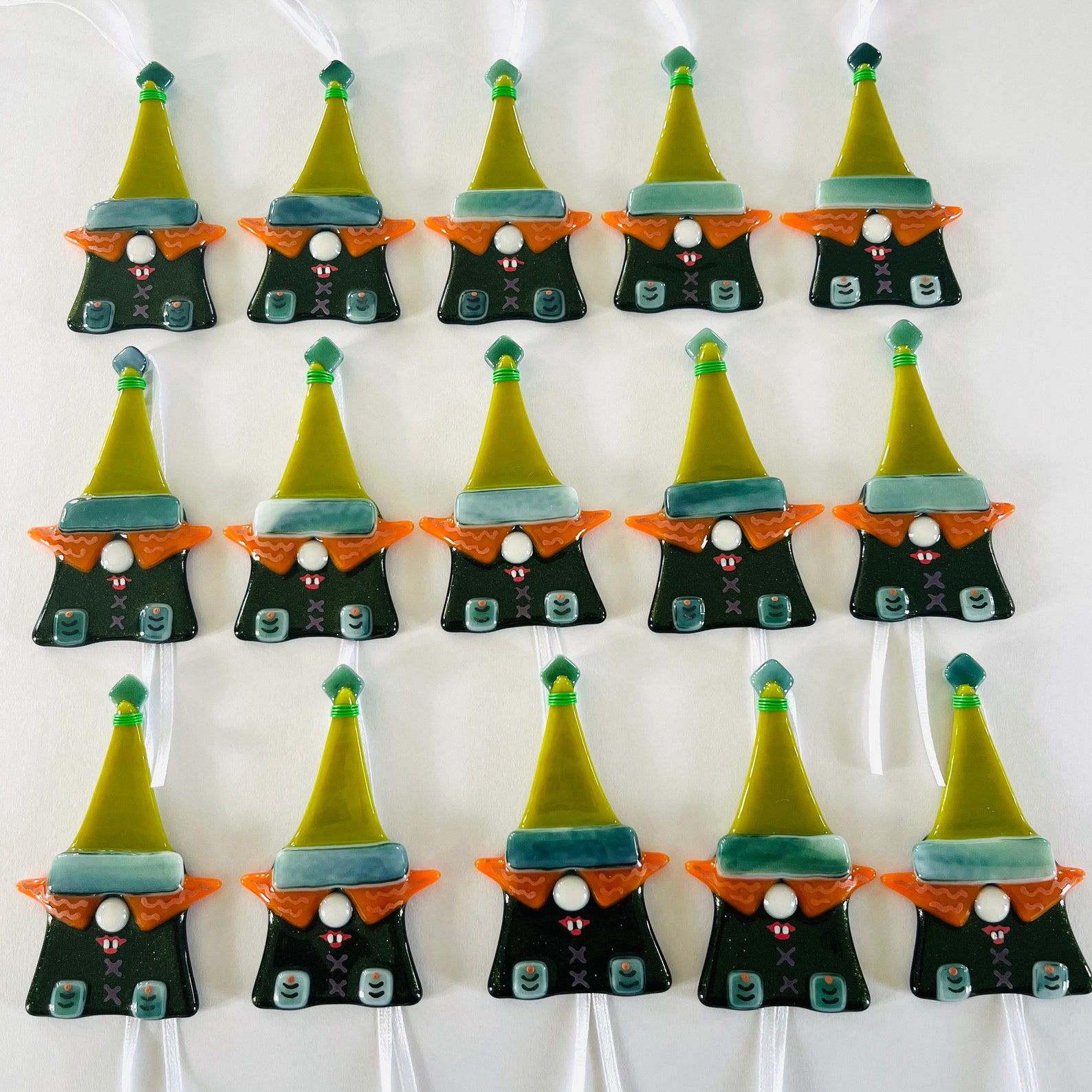 Fused Glass Halloween Witch Decoration Fused Glass Witch - Etsy