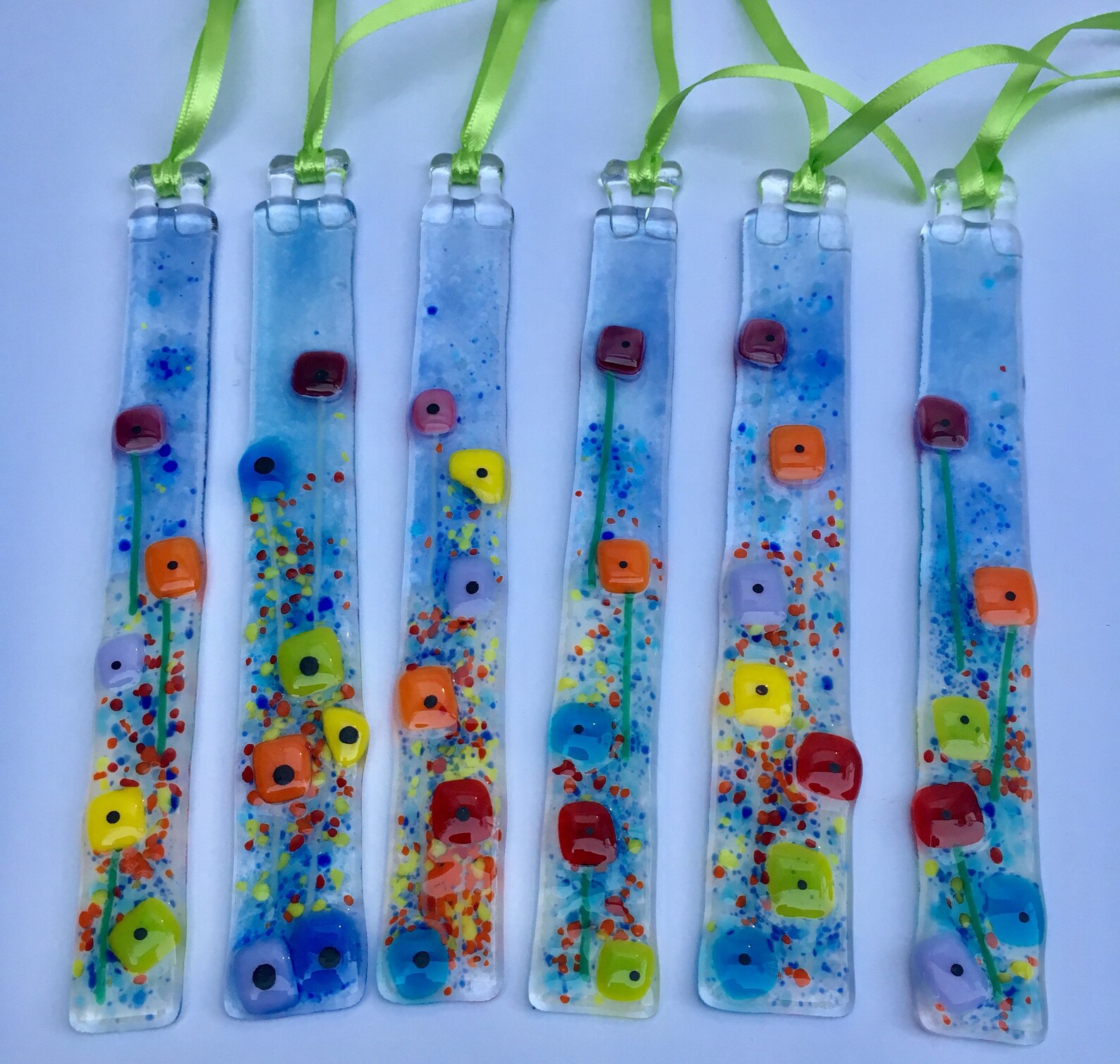 Fused Glass Fused Glass Art Fused Glass Sun Catcher Floral - Etsy Canada