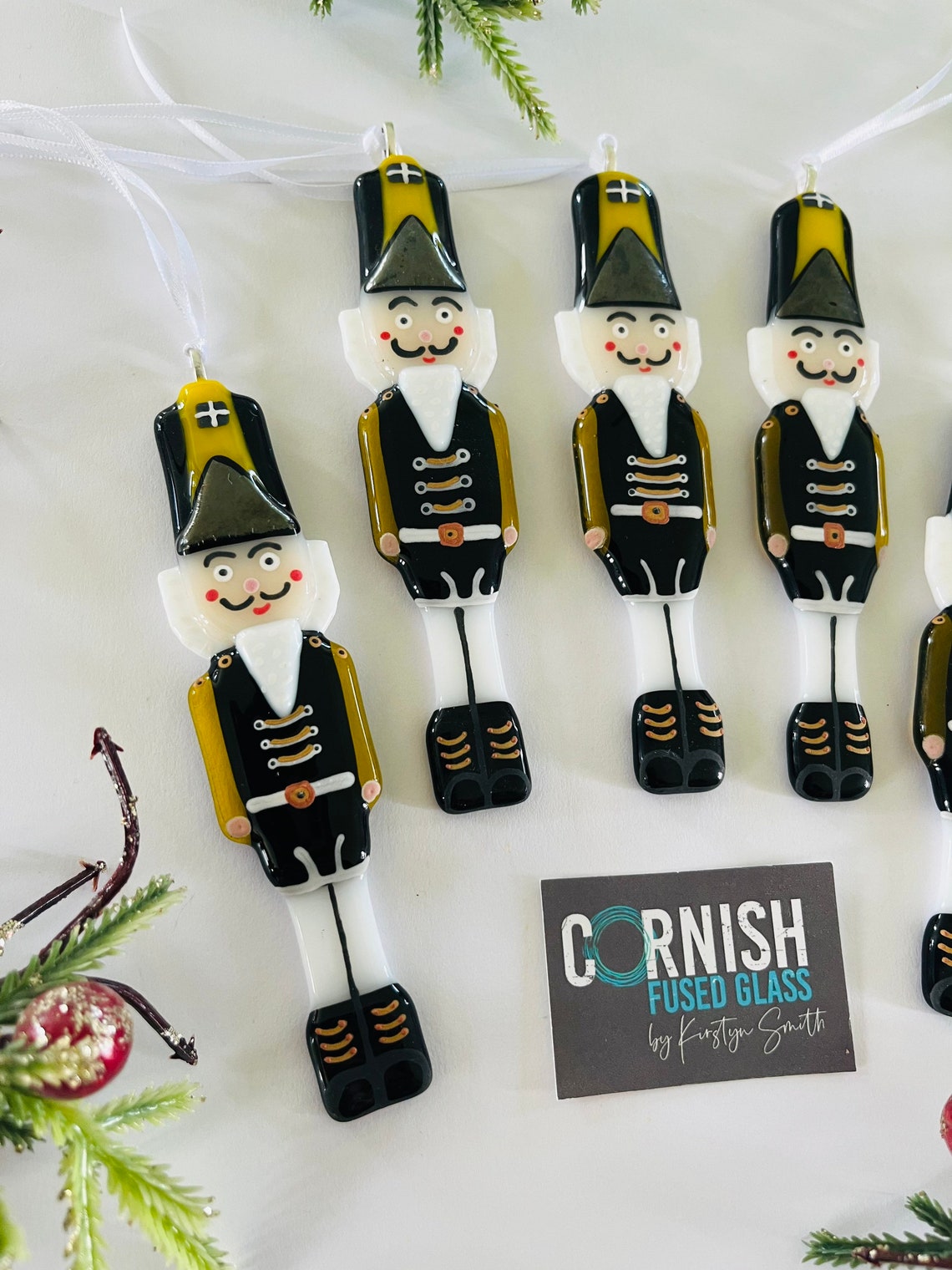 Fused Glass Nut Cracker Toy Solider Christmas Decoration - Etsy