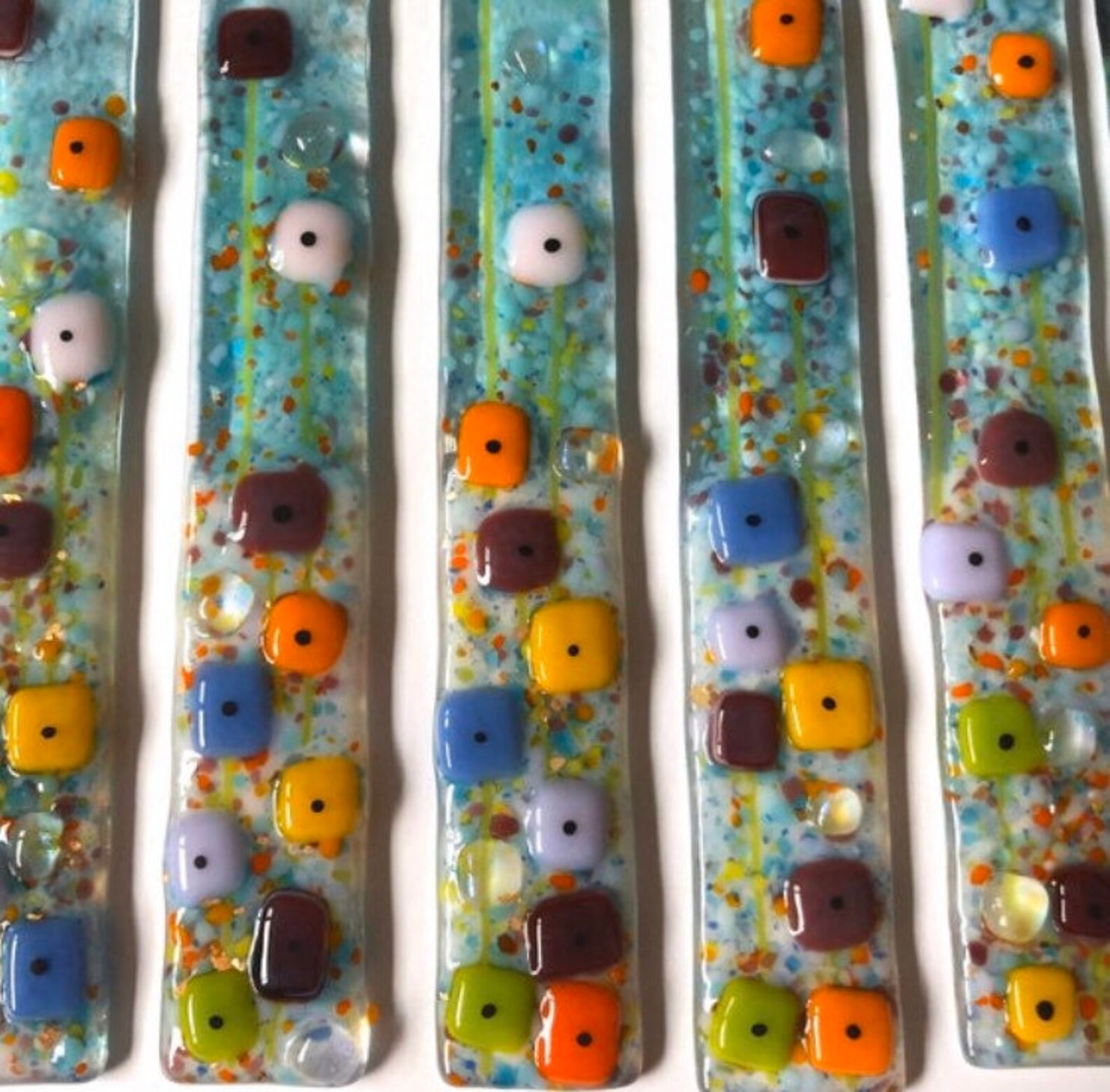 Fused Glass Fused Glass Art Fused Glass Sun Catcher Floral - Etsy Canada