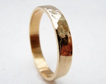 14K Solid Gold Chevron Ring 14K Solid Gold Thin Band 14K | Etsy