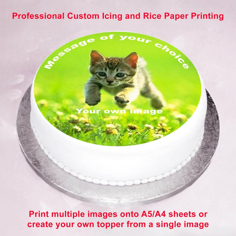 Custom Icing Prints - Etsy UK