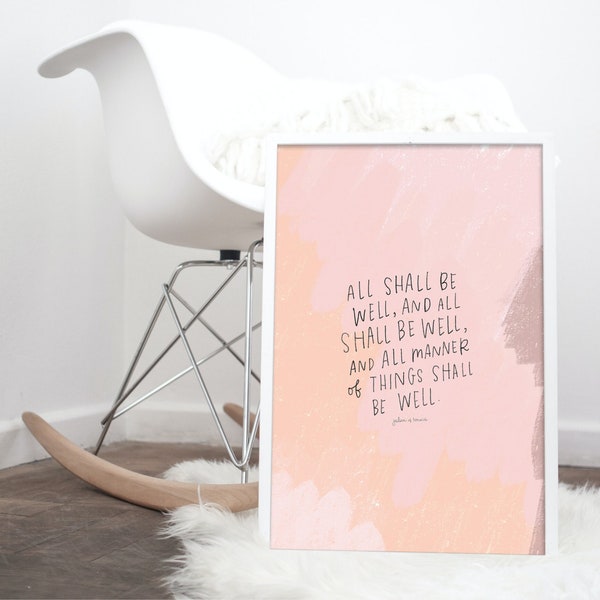 All Shall Be Well - Etsy