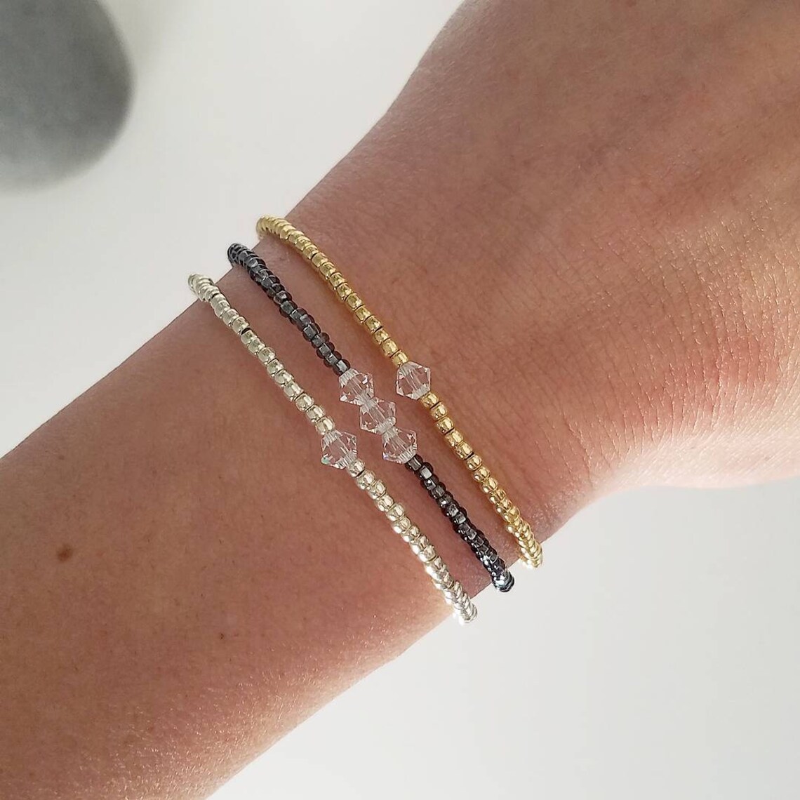 November Birthstone Bracelet Topaz Citrine birthstone | Etsy