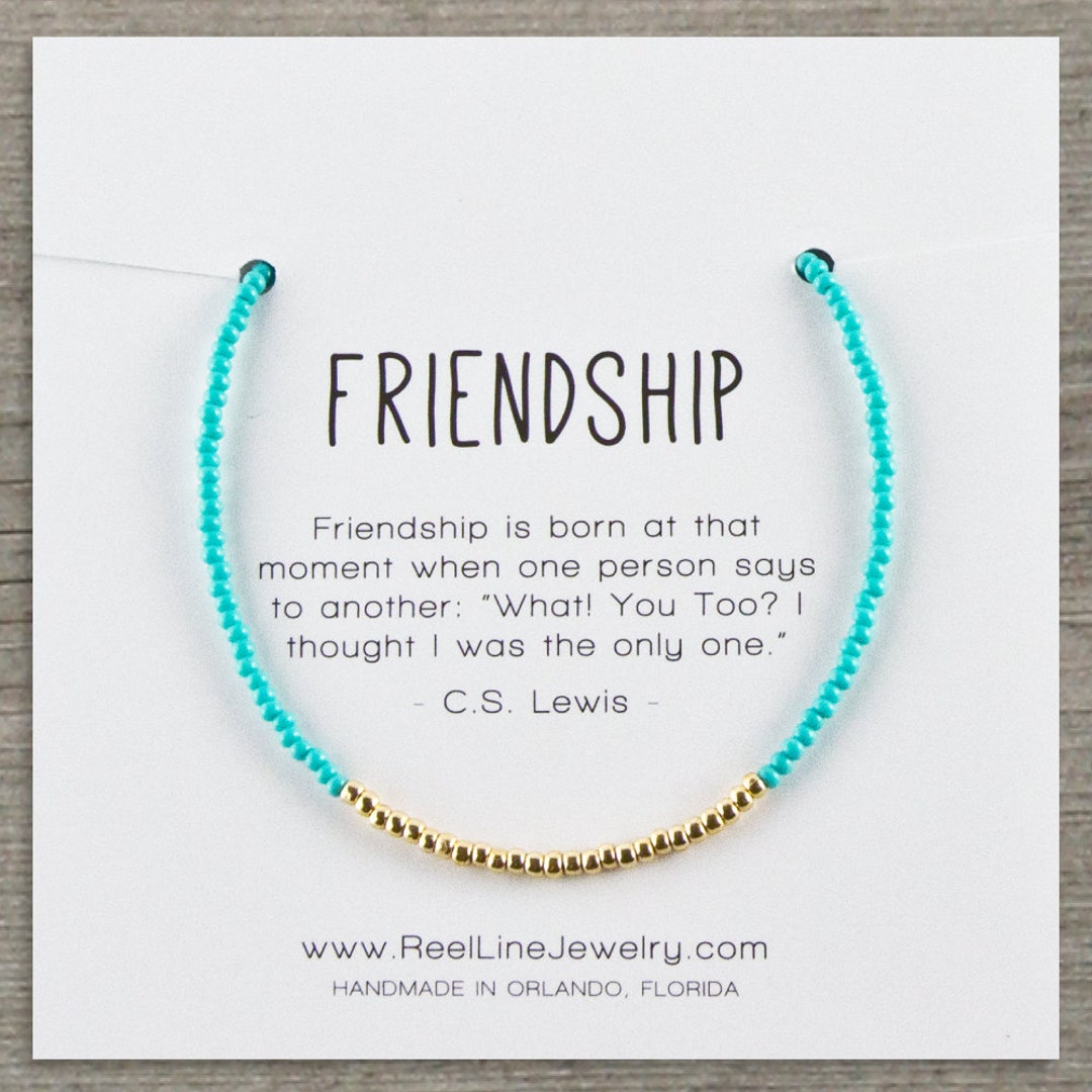 Modern FRIENDSHIP Bracelet. Best Friend Gift, Best Friend Friendship ...