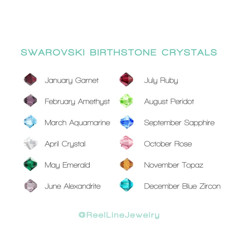 July Ruby Crystal Birthstone Bracelet Birthday Gift Birthday | Etsy