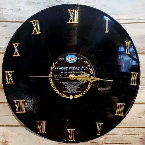 Vinyl Record Clock - Etsy