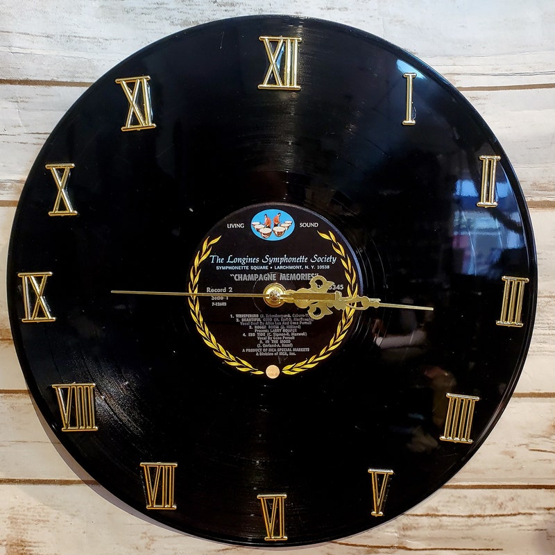 Record Wall Clock - Etsy