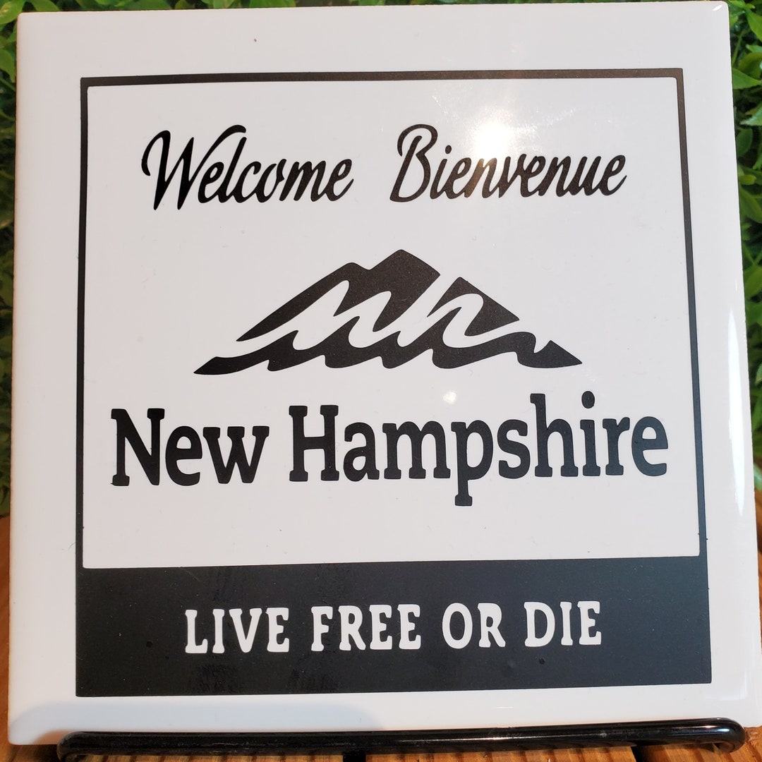 6x6 WELCOME NEW HAMPSHIRE Sign Trivet/coaster - Etsy