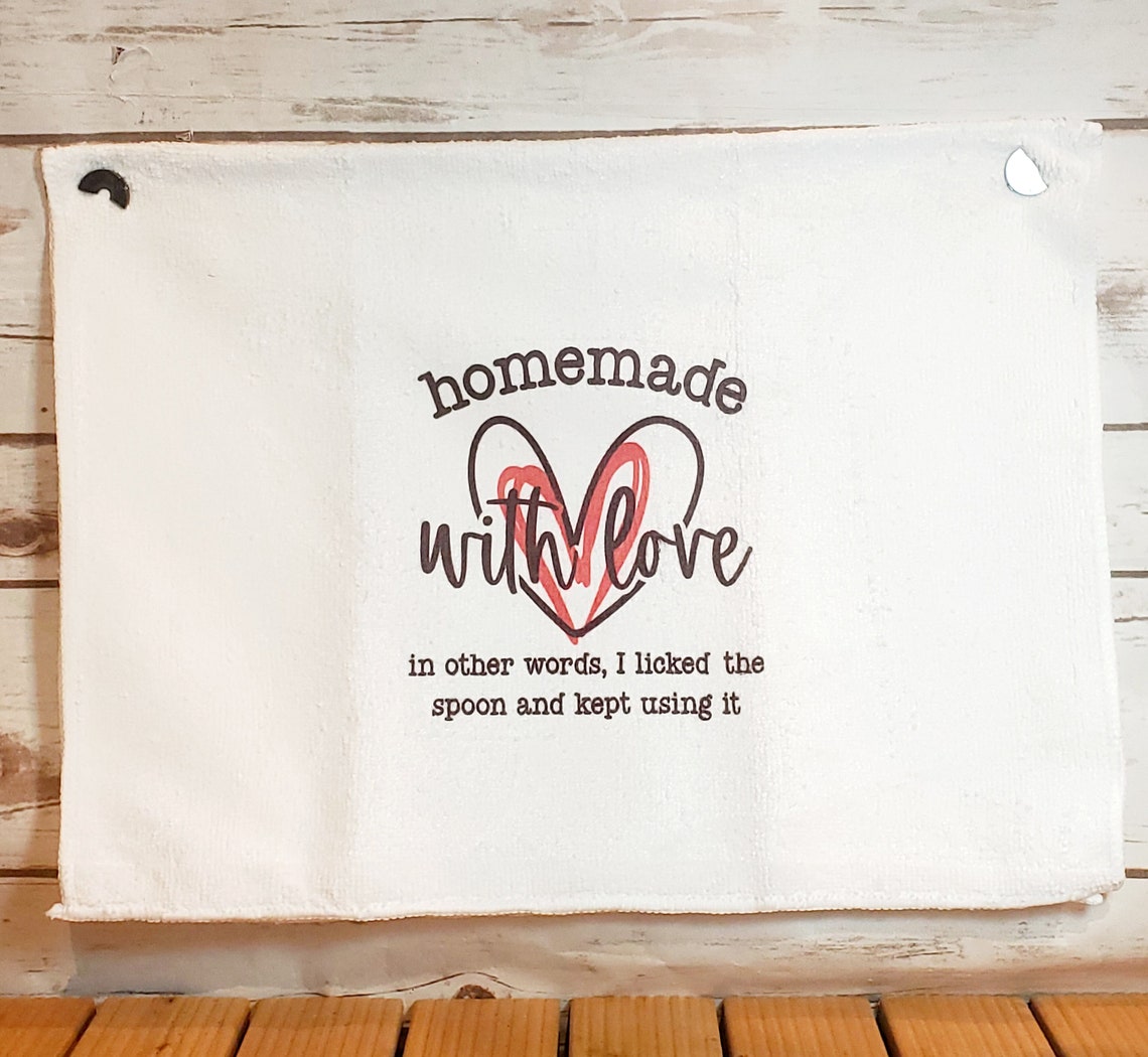 HOMEMADE With LOVE/SPOON (dish Towel) - Etsy