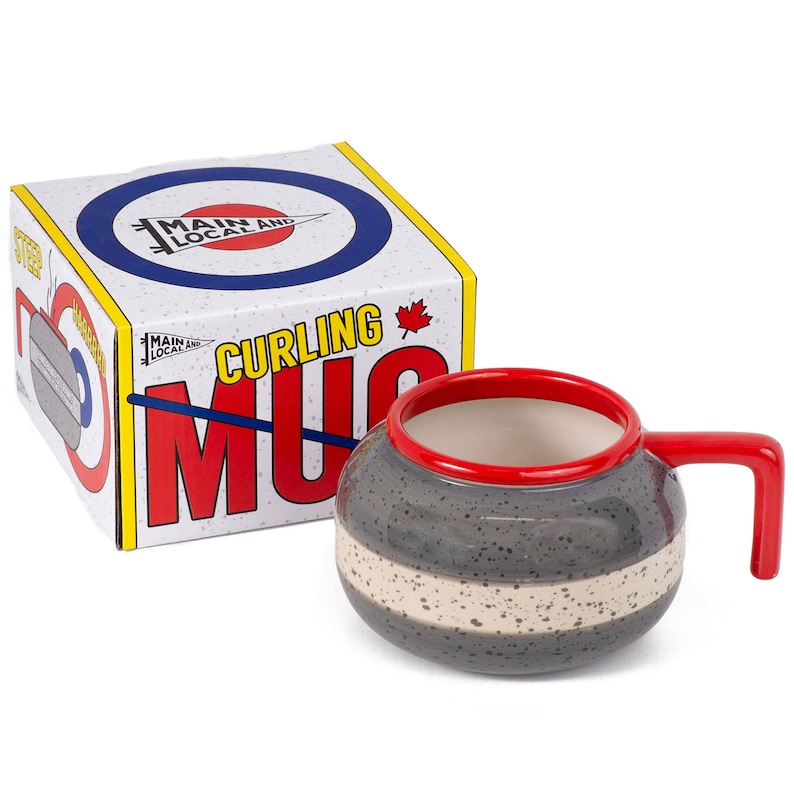 Curling Rock Mug - Etsy