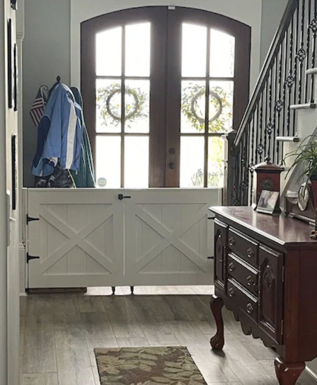 Custom Double Door Baby / Dog Gate - Etsy