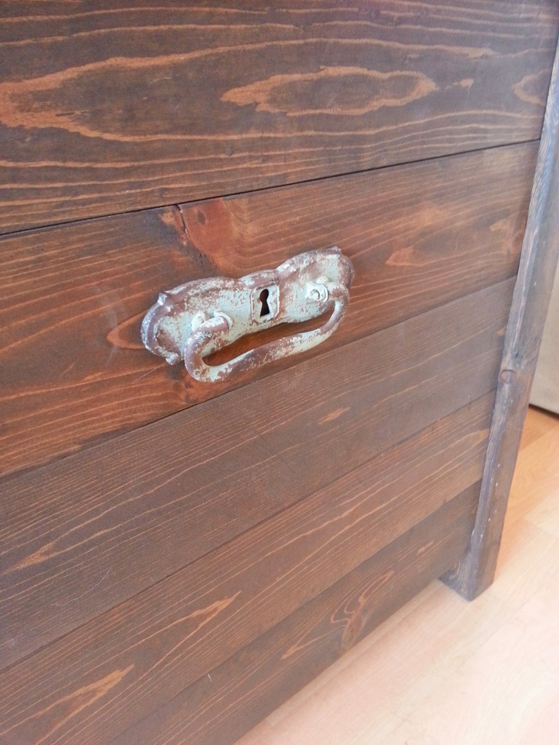 Rustic Wood Chest - Etsy