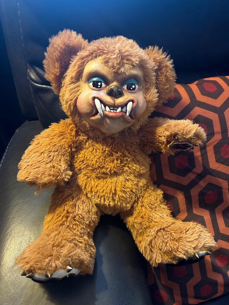 Cute, “shining” Inspired Stuffed Bear. Face Sculpted, Fabricated ...