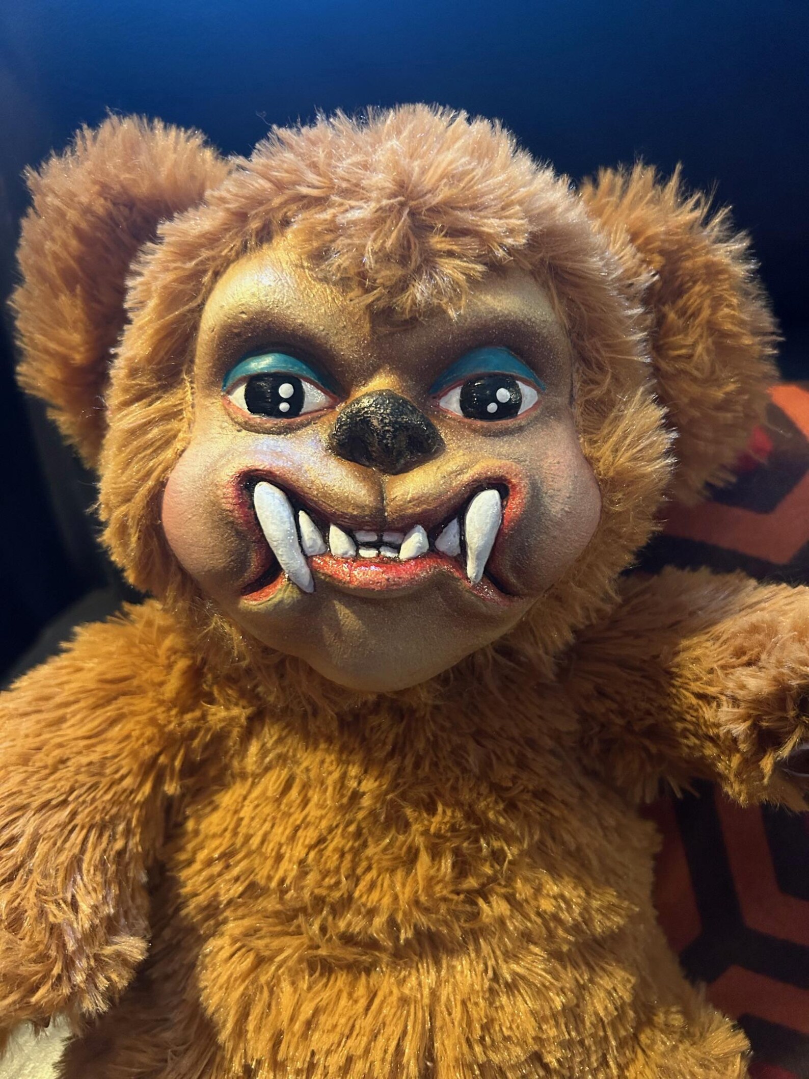 Cute, “shining” Inspired Stuffed Bear. Face Sculpted, Fabricated ...