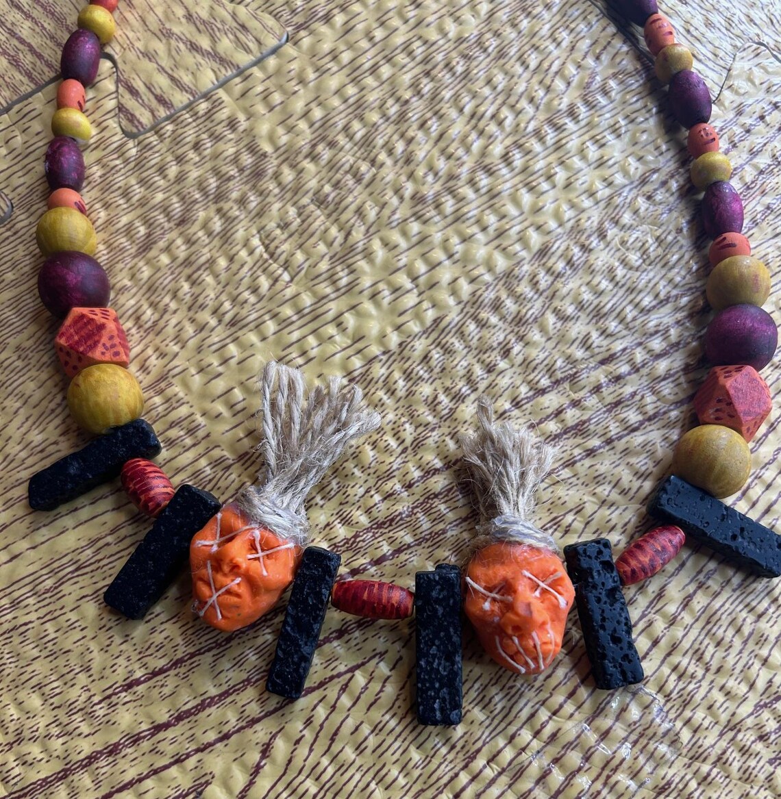 Shrunken Head (hand Sculpted) Tiki Necklace 20 Inches - Etsy