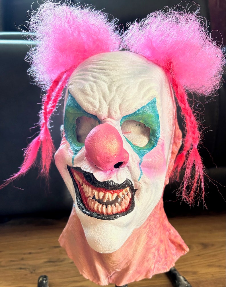 Burn Clown Latex Mask - Etsy