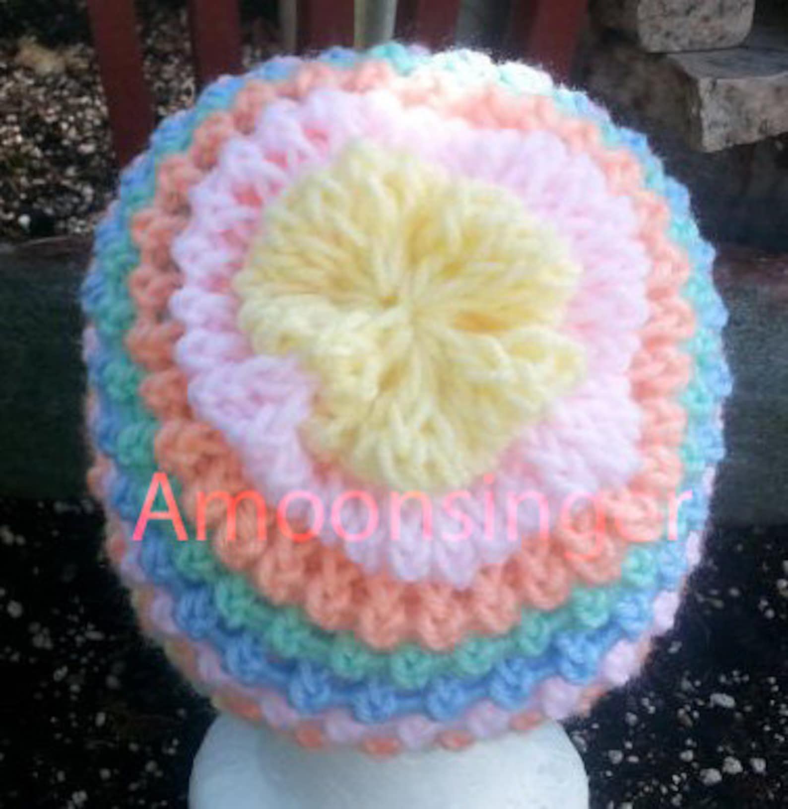 Loom Knitted Bobble Hat Pattern - Etsy