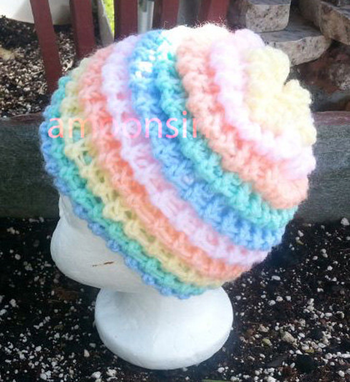Loom Knitted Bobble Hat Pattern - Etsy