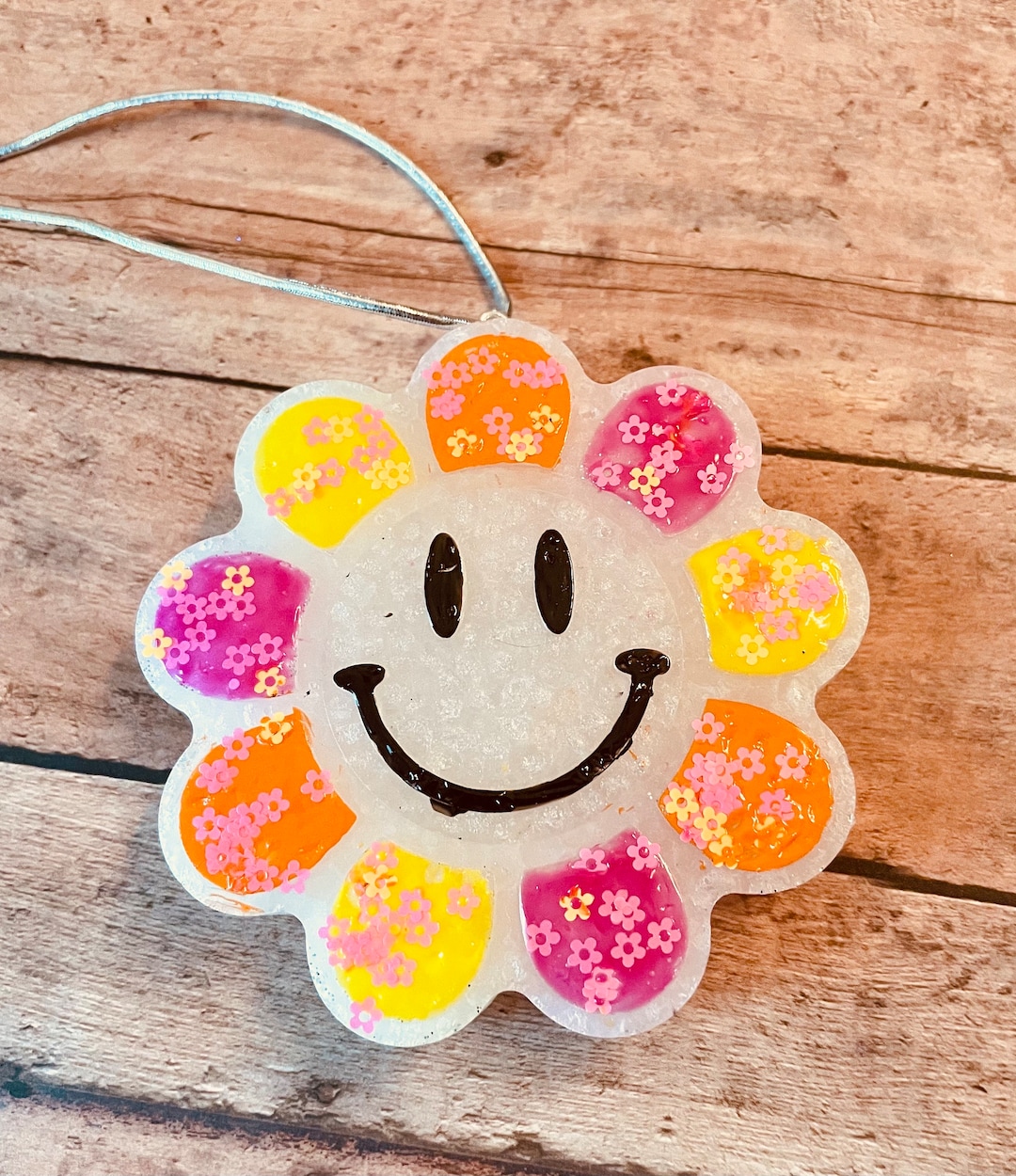Smiley Face Flower Freshie - Etsy