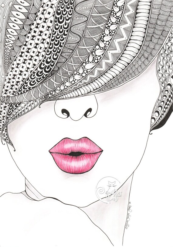 Zentangle Art Hand