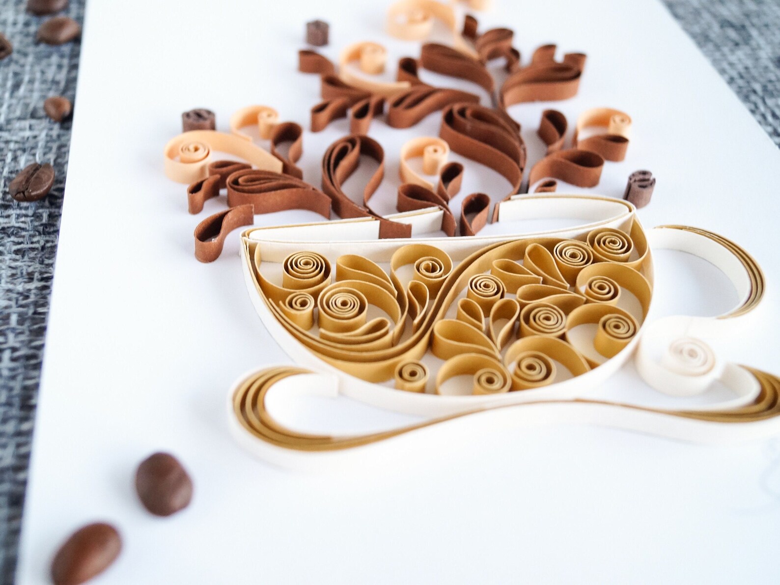 Quilling Template Quilling Pattern to Make Cup of Coffee Digital ...