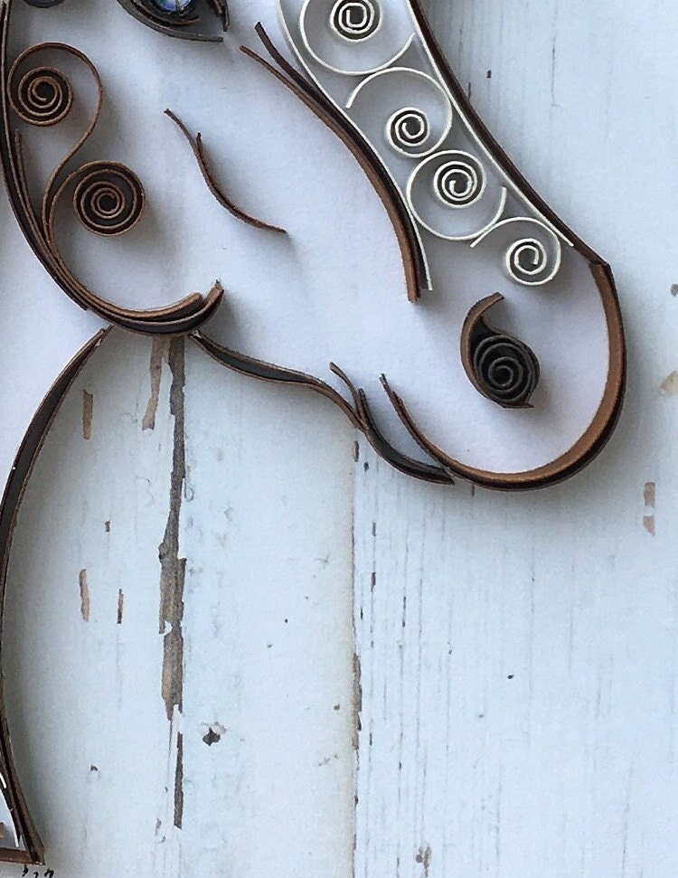 Quilling Template Pattern to Make A Horse, Instant Download How to Make ...