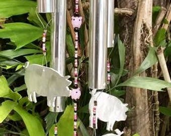 Flying Pig Wind Chime - Etsy