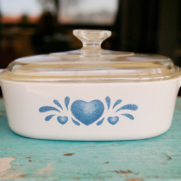 Corningware Blue Hearts a 2 B - Etsy