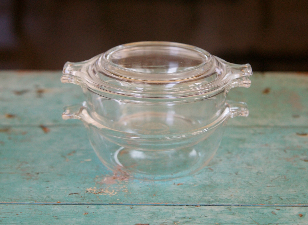 Vintage 2 Pyrex Ramekin Refrigerator Casserole Dishes 018 10oz With 1 ...