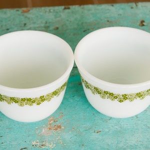 Vintage Pyrex Spring Blossom Pattern Milk Glass Corning Cups - Etsy