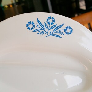 Vintage Corning Ware Cornflower Blue Pattern Meat Platter P-19 Broiler ...