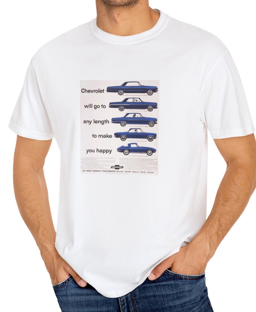 Vintage Chevy Ad ~ Chevrolet Will Go to Any Length to Make You Happy ...