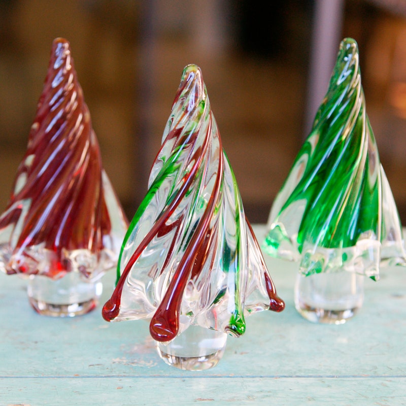 Glass Christmas Tree - Etsy