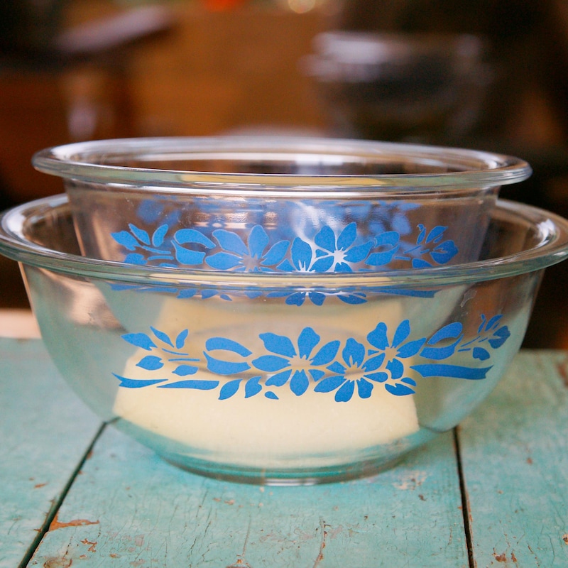 Pyrex Flowers - Etsy