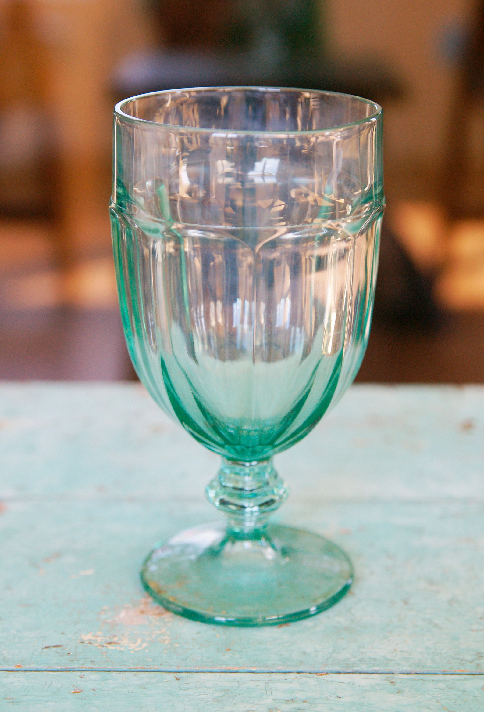 Vintage Libbey Gibraltar Teal Glass Goblets: Duratuff Stemware Set - Etsy