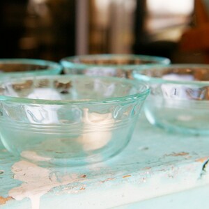 Vintage Pyrex Clear Glass Ramekin Cups Custard Dishes Set of 4 10 Oz ...