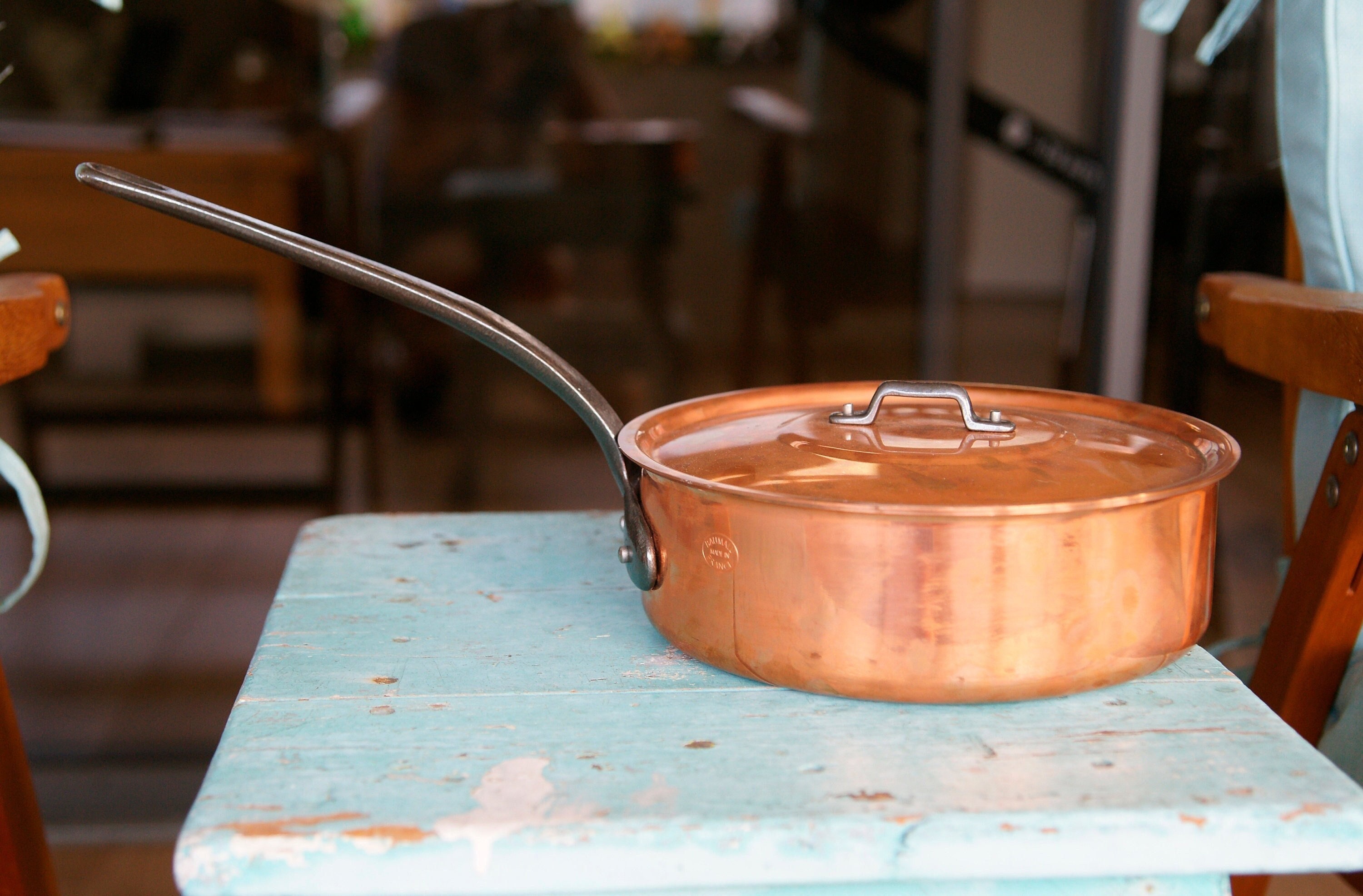 Vintage French Baumalu Copper Cooking Sauté Pan Casserole With - Etsy