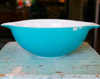 1960’s, Vintage, Pyrex, 444, Blue Horizon, Nesting Mixing Cinderella ...