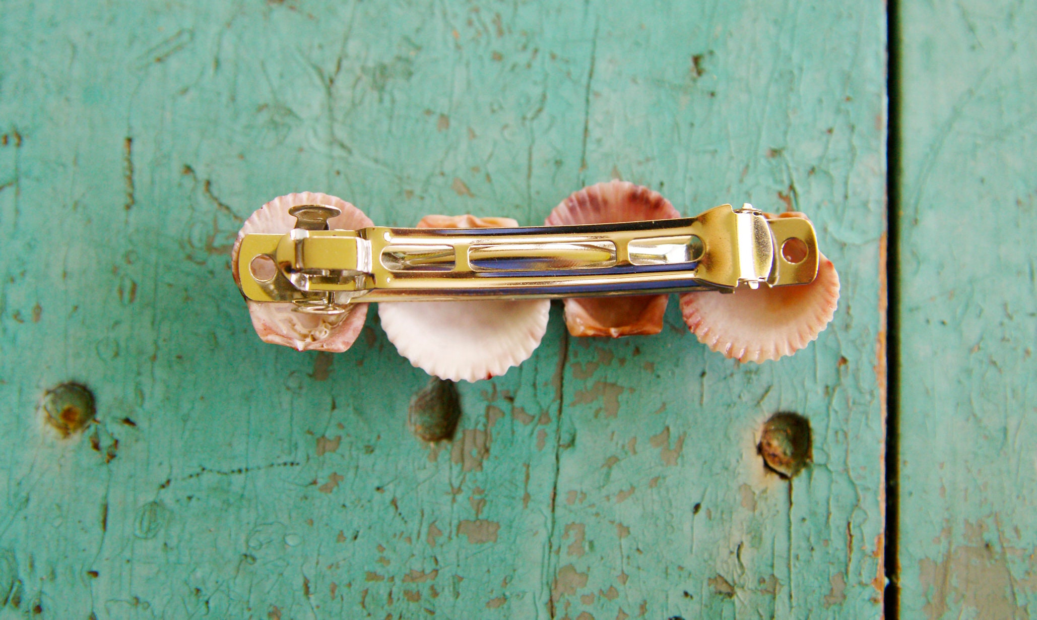 Scallop Shell Hair Barrette French Clip Hair Accessory | Etsy