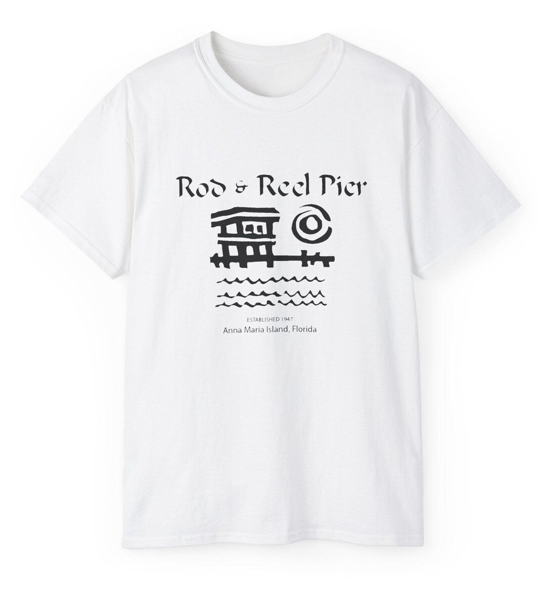 Rod & Reel Pier Anna Maria Island, Florida Unisex Ultra Cotton Tees - Etsy