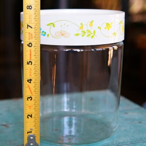 Vintage Pyrex Wildflower Glass Canister Made in USA 1970s See N Store ...