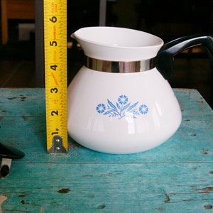 Corning Ware Cornflower Pattern Teapot Pitcher Coffee Carafe 6 Cup - Etsy