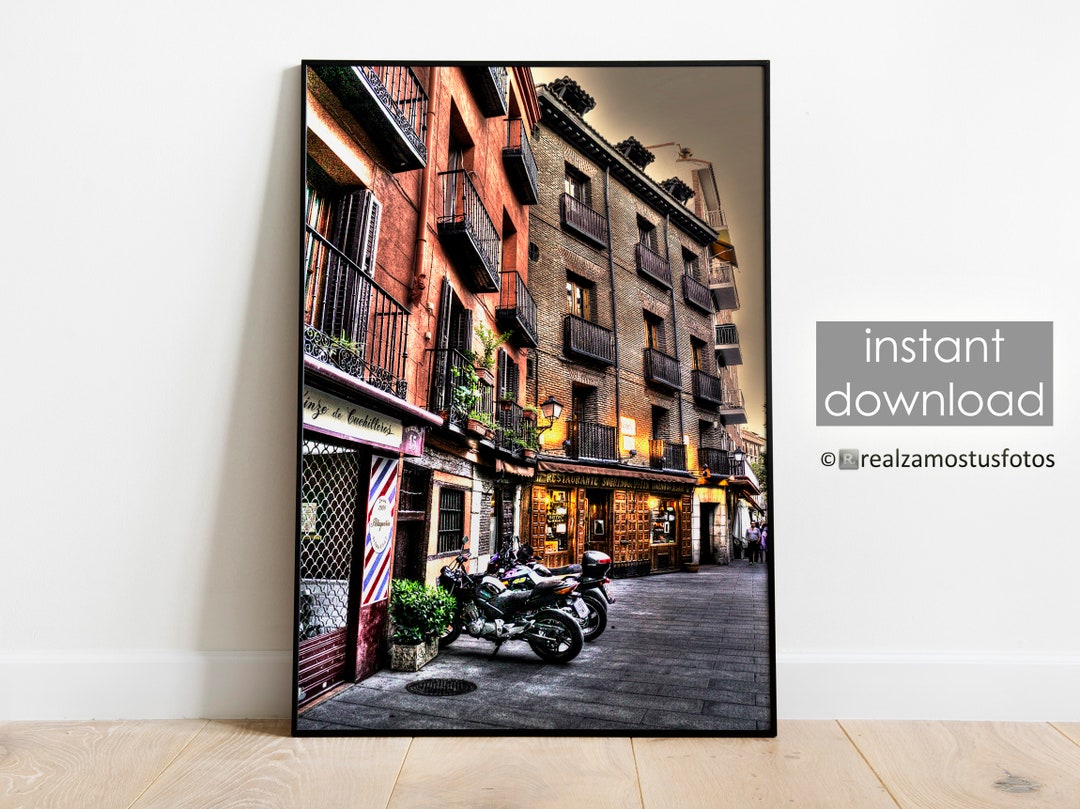 Digital Photo Restaurant Casa Botín Madrid, Spain Photography Souvenir ...