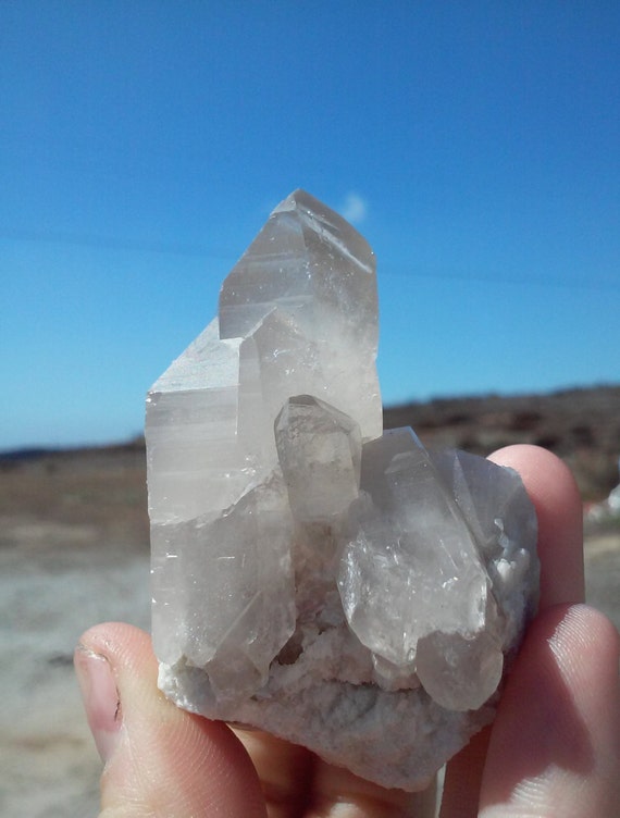 California Crystal Quartz Point Cluster 64.2 grams | Etsy