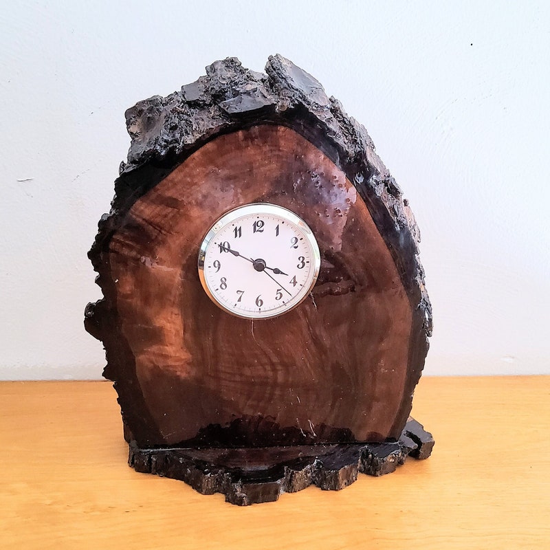 Wood Mantle Clock - Etsy