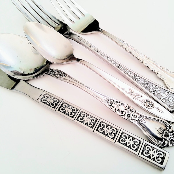 Mismatched Flatware - Etsy